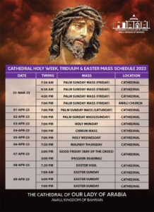 Mass Schedule – COLA
